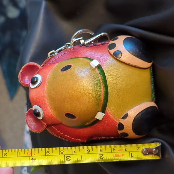 Bags | Leather Hippo Coin Purse | Poshmark